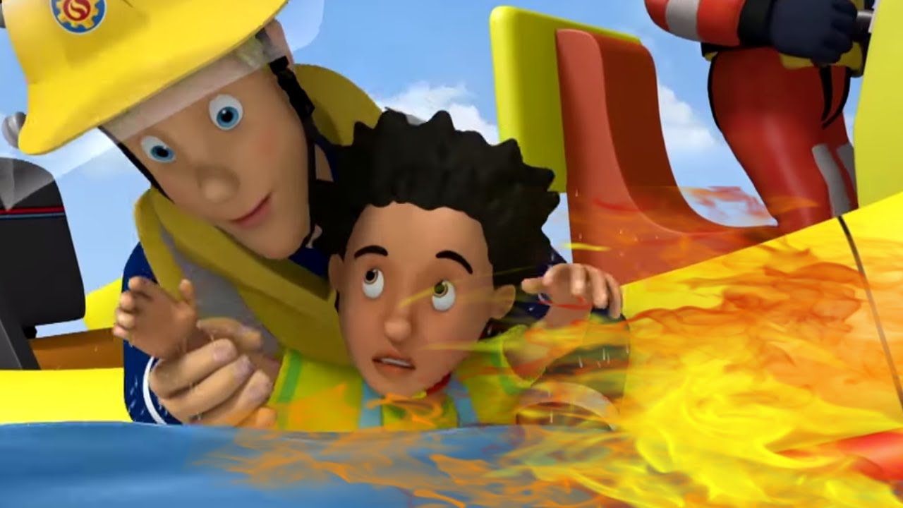Fireman Sam US 🌟Fire on the Waters! 🔥Trouble at Sea | Cartoons for Kids ...