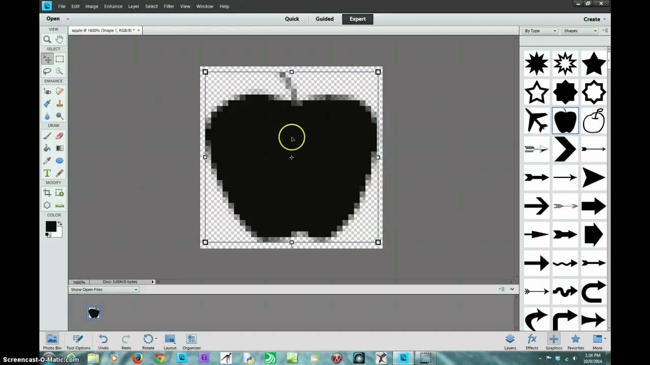 Very Basic Photoshop Elements Image Intro - Video 1 - YouTube