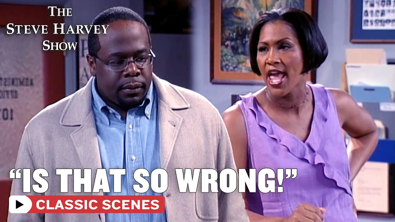 Lovita And Cedric Discuss Education | The Steve Harvey Show - YouTube