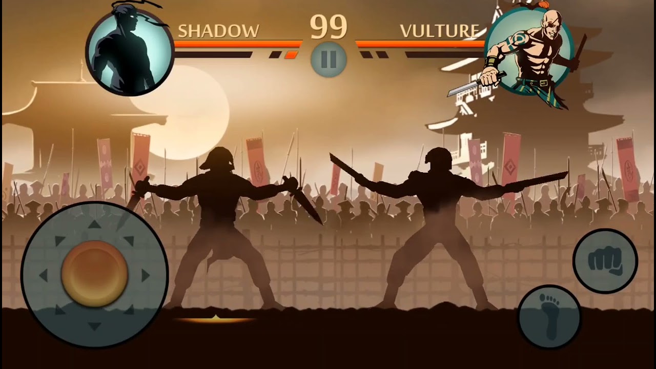Shadow Fight 2:Act 1 Hero Reborn |Defeat Vulture |Tournament Stage 21 ...