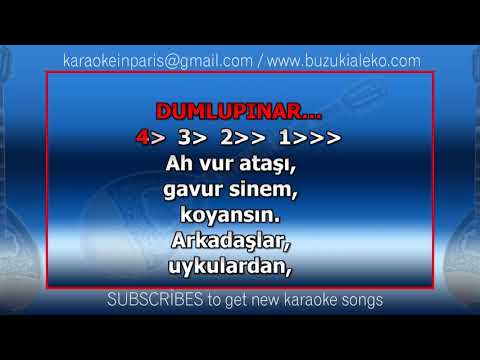 AH BİR ATAŞ VER ► KARAOKE ► with buzuki-μπουζούκι