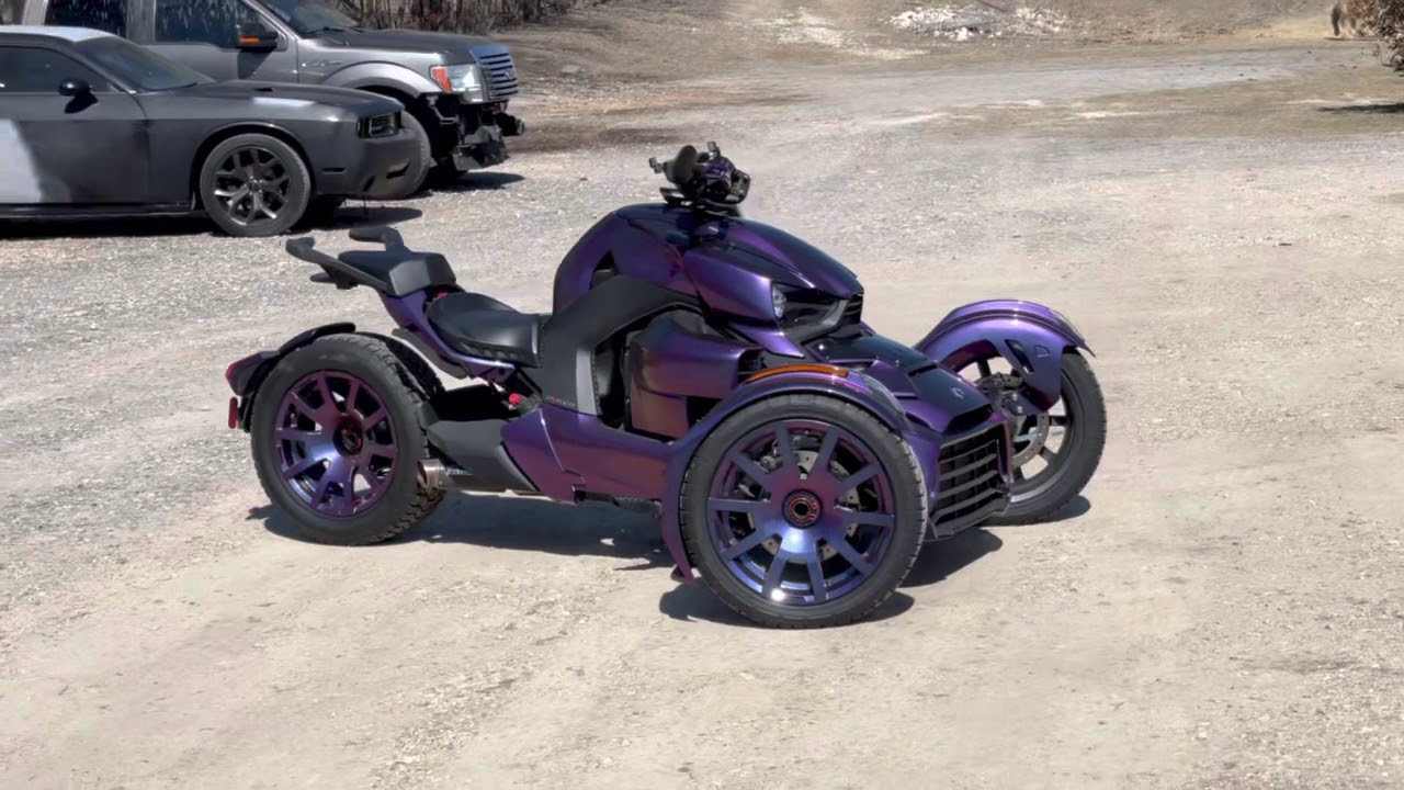 2021 Ryker Rally ZTX peel-able paint job - YouTube