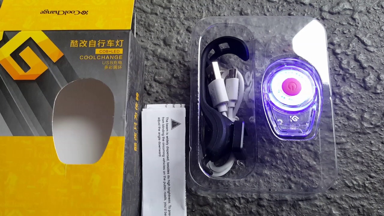 Coolchange rainbow owl eye led light - YouTube