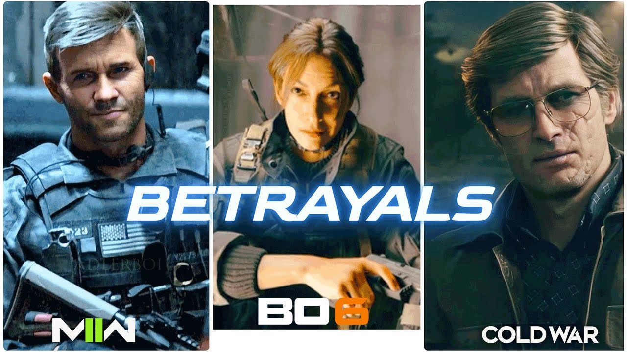 Most shocking Betrayal Scenes in Call of Duty Games Series - YouTube