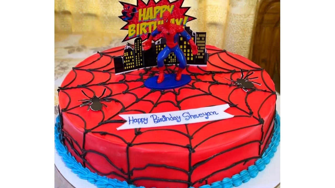Spider Man 🕷️ Cake | Cake Decorations | Art Of Cakes - YouTube