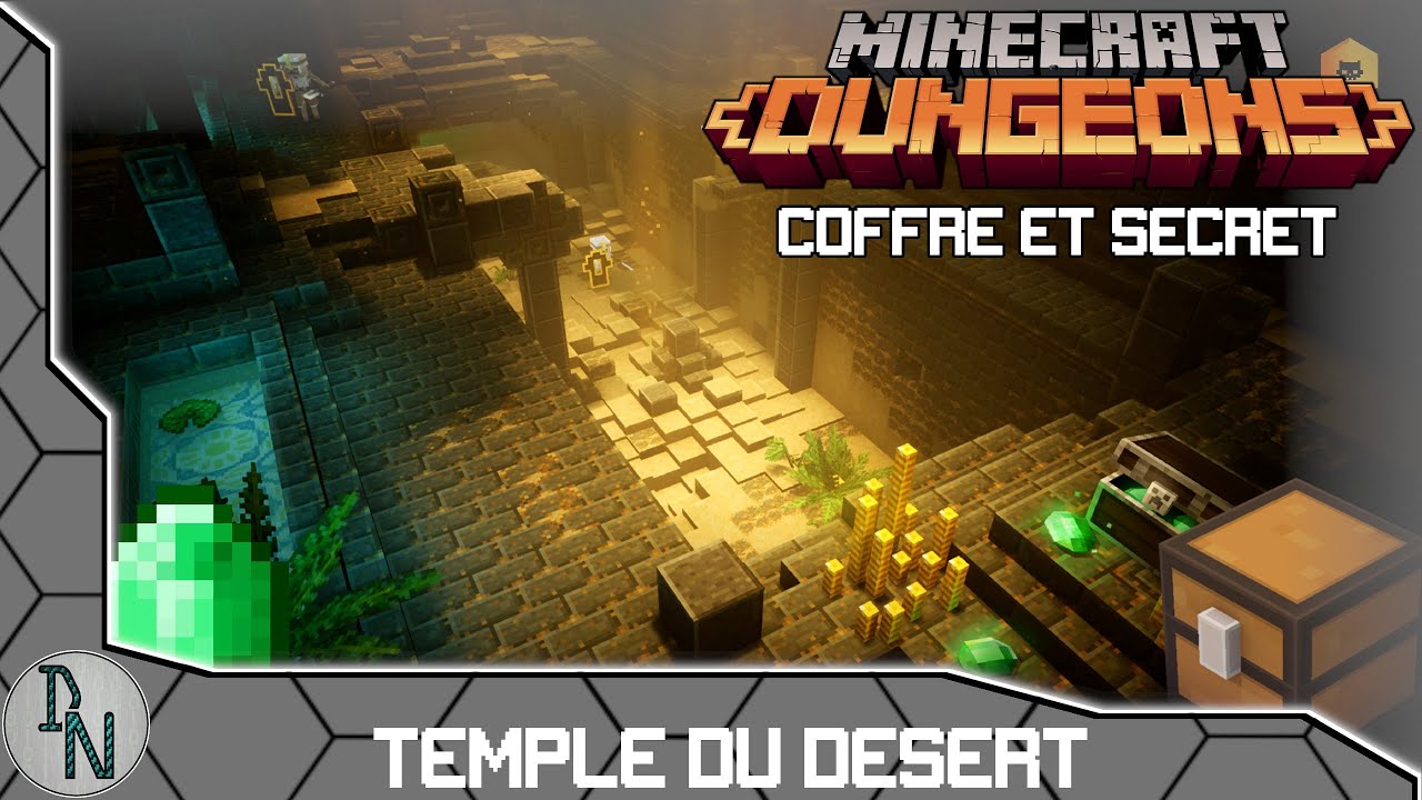 [FR] Minecraft Dungeons coffre et secret #7 ( Temple du désert + rune ...