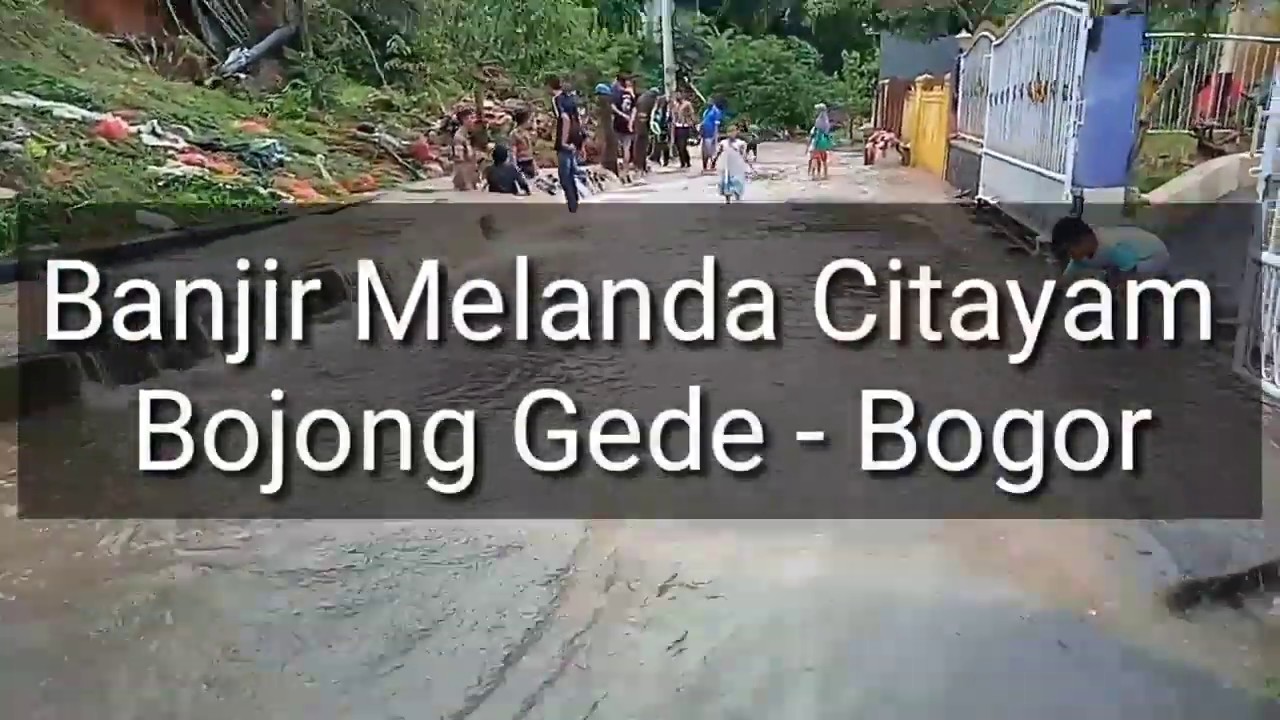 Detik detik tanggul Setu Citayam Jebol akibat seharian hujan #viral ...