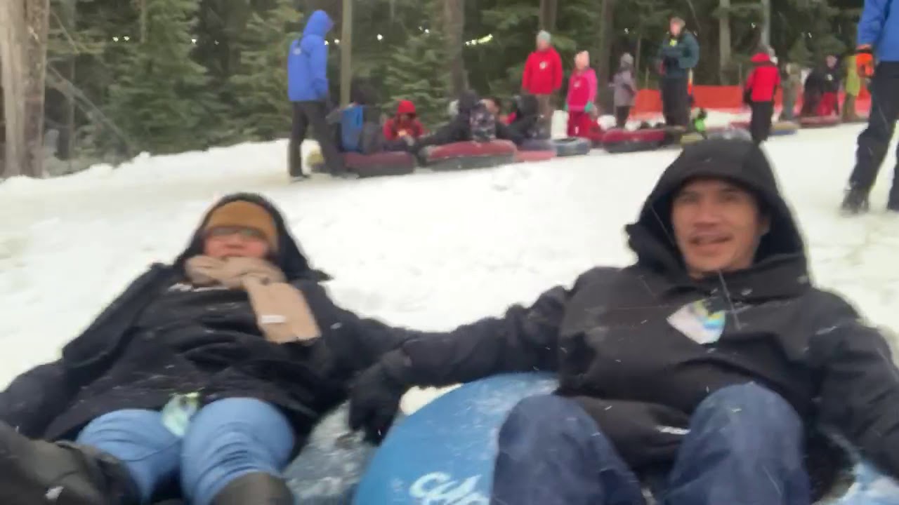 Snow Tubing at Cypress Mountain - YouTube