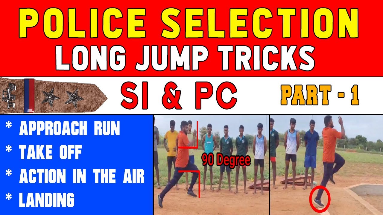 LONG JUMP TRICKS | TECHNIQUES | SI & PC Police Selection | Beginners ...