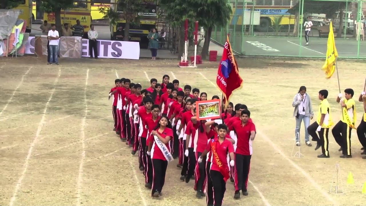 USG Annual Sports Day 2014-15 - March Past and Band Display - YouTube
