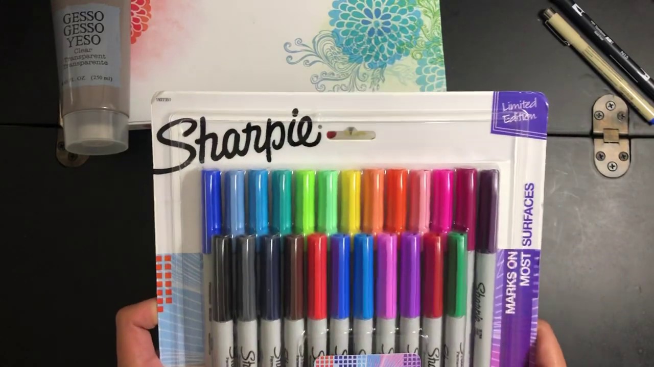 Using Sharpie ultra fine for Bible Journaling - Unboxing - YouTube