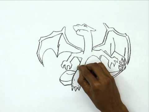 How to Draw a Charizard - YouTube