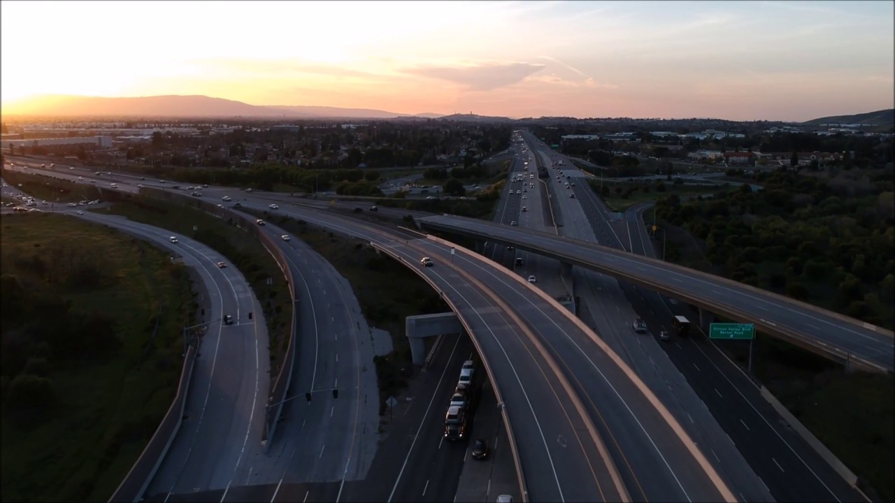 101 Freeway San Jose, CA - YouTube