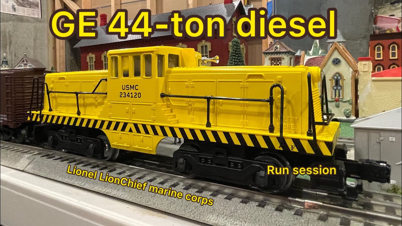 GE 44 ton diesel run session - YouTube