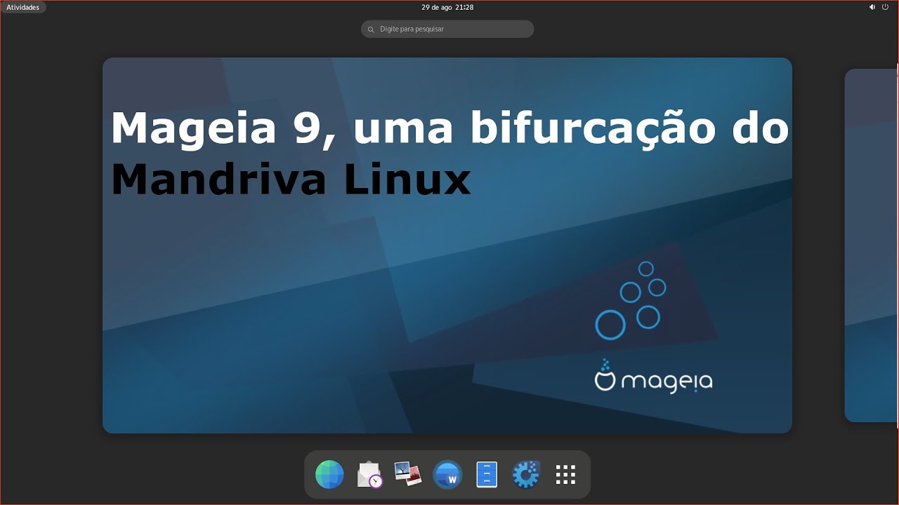 Mageia Linux Versão 9 Uma Ótima Distro - YouTube