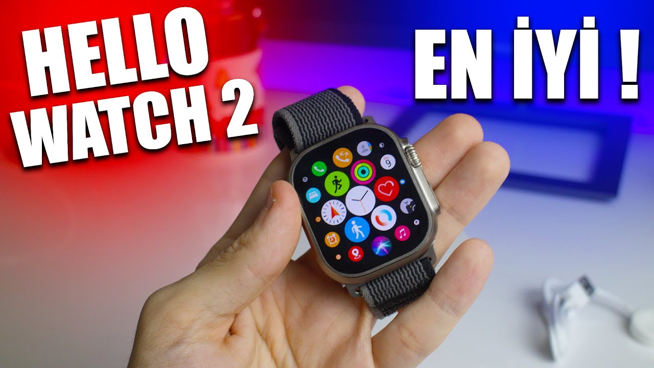 TÜRKİYE'DE İLK! HELLO WATCH 2 APPLE WATCH ULTRA REPLİKASI EN DETAYLI ...