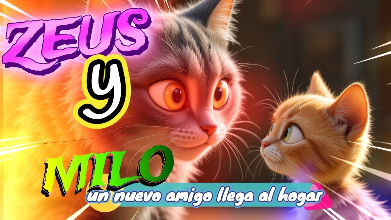 EL GATO ZEUS Y SU NUEVO AMIGO MILO.#paraniños #infantiles # ...