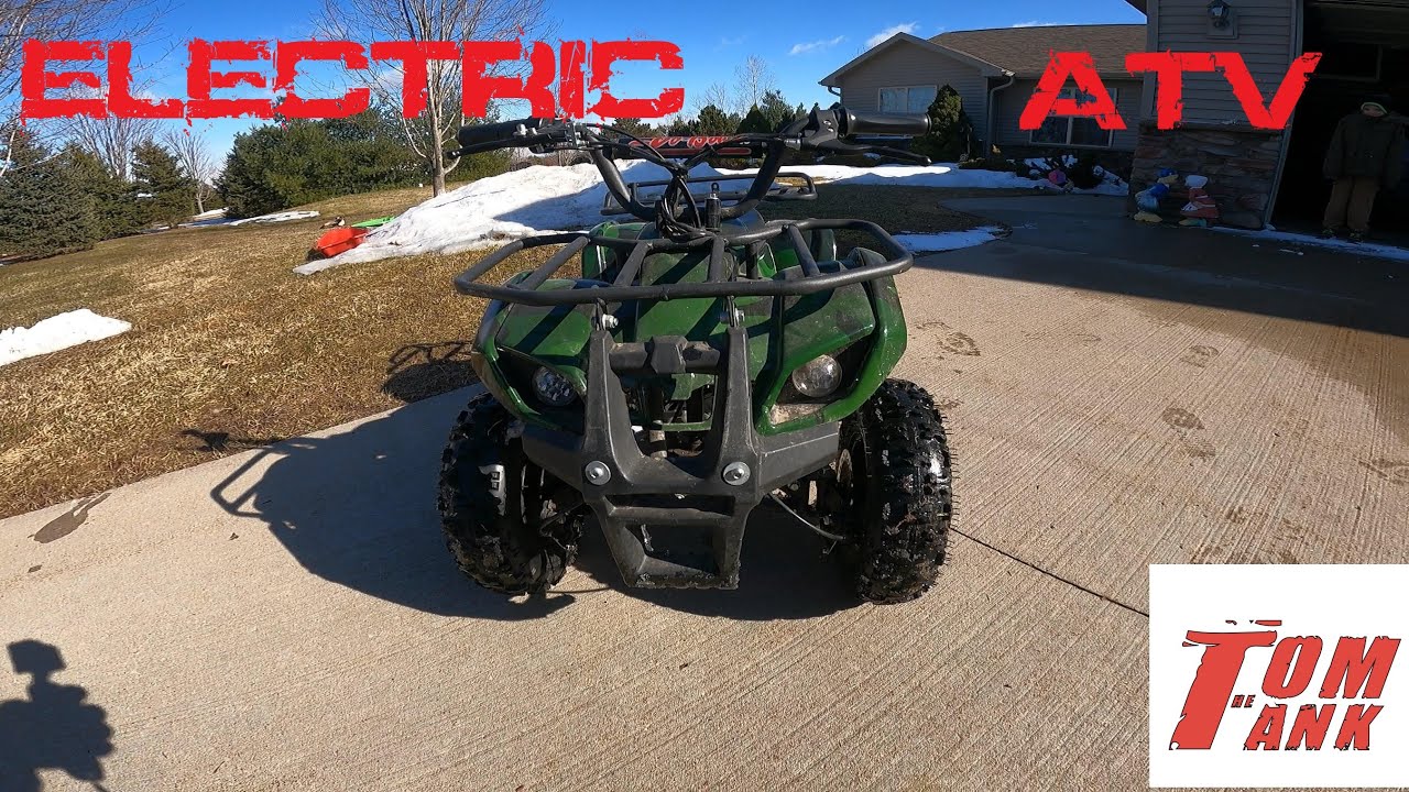 ELECTRIC ATV TEST DRIVE AND REVEIW FULLY EV FOUR WHEELER - YouTube