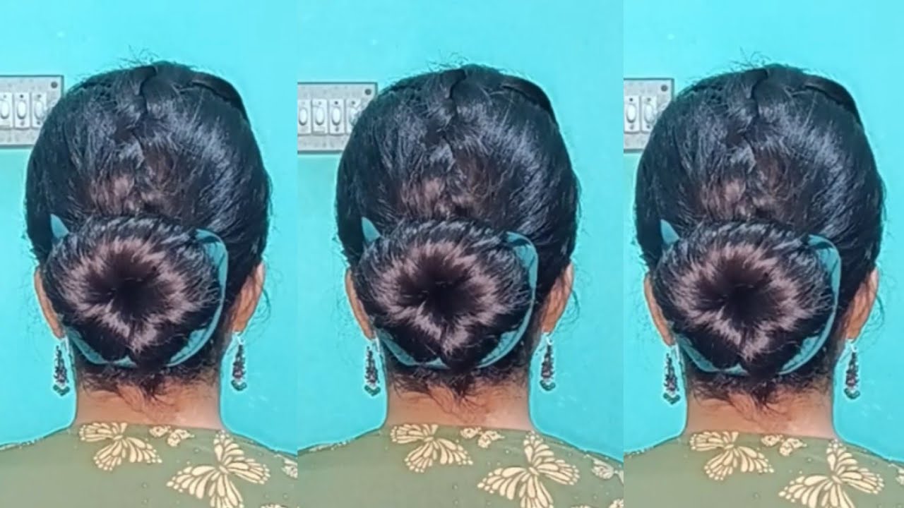 Hair Style Girl Simple And Easy / Easy Khopa Hairstyle For Short Hair ...