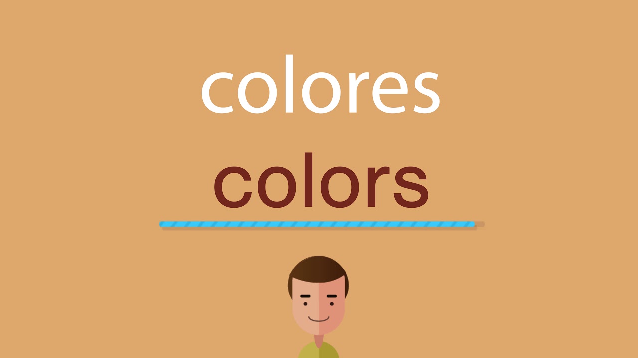 Cómo se dice colores en inglés - YouTube