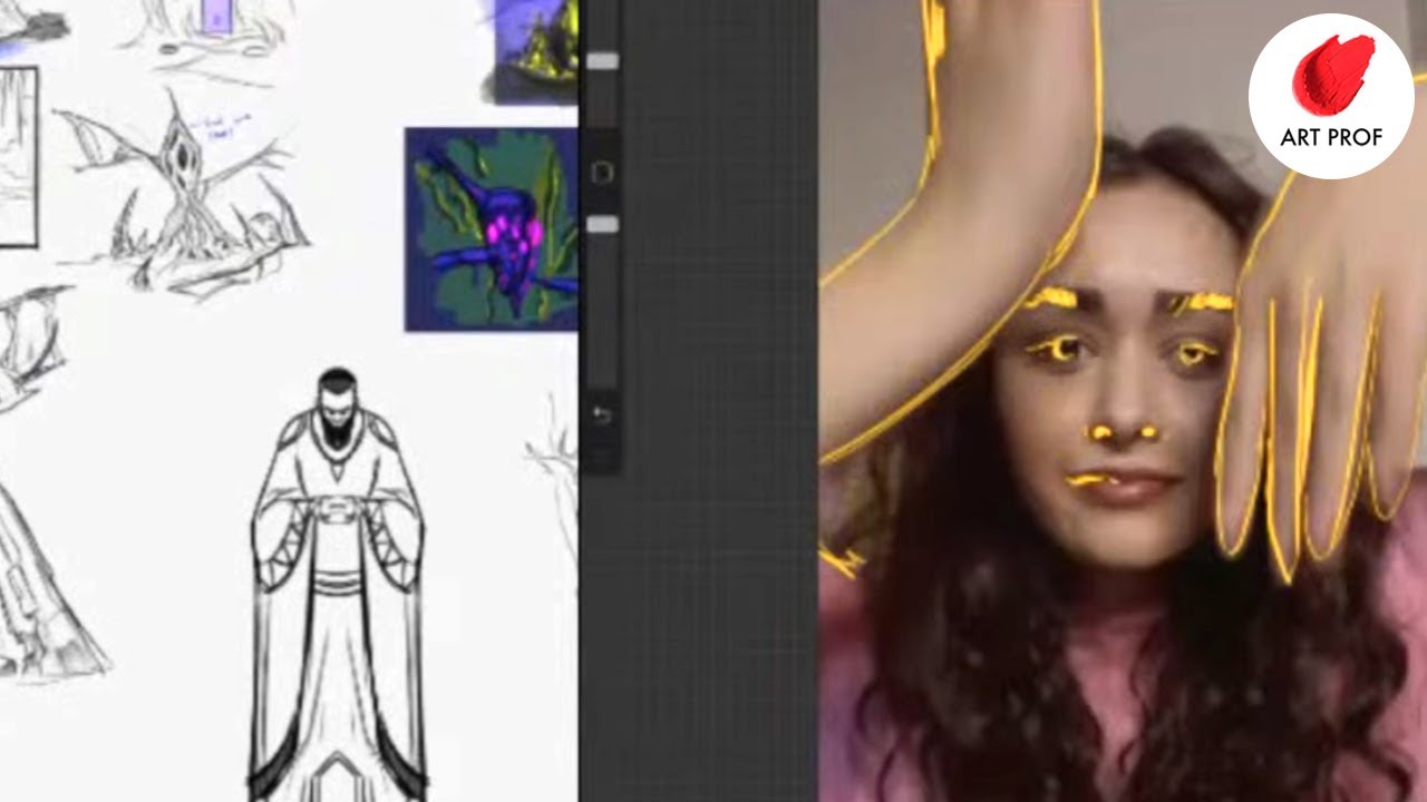 Artist Studio Hangout: Creating Art in Real Time - YouTube