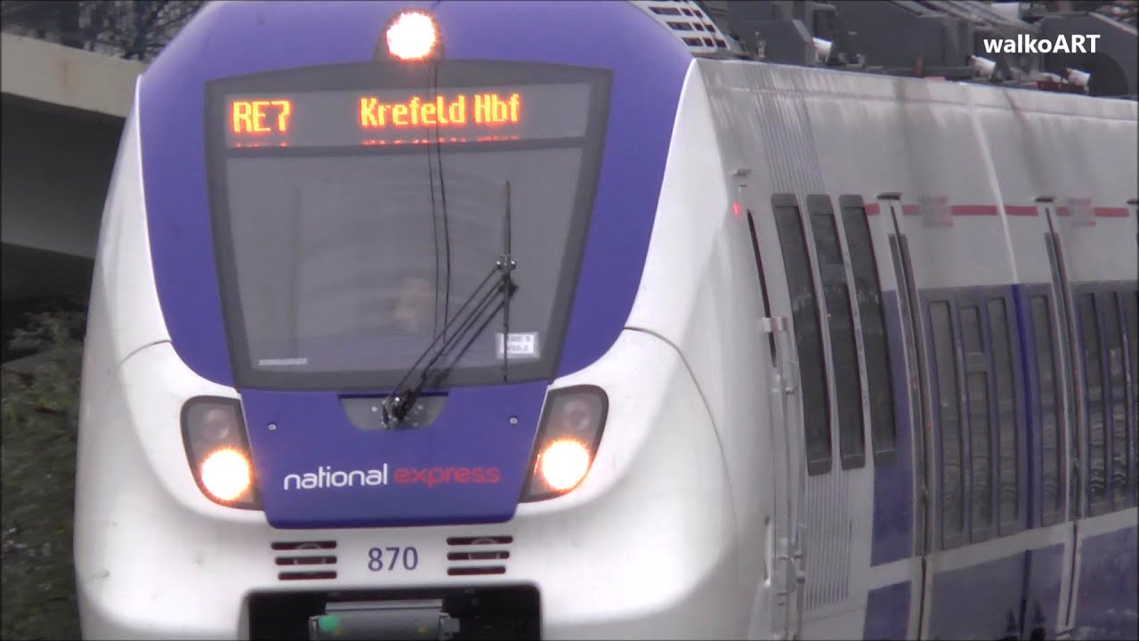 NEW national express trains in Germany, Very British unterwegs in NRW ...