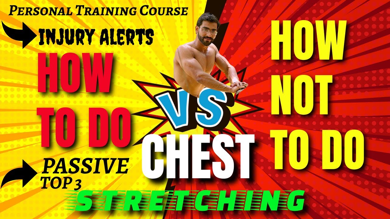 How not to stretch Chest || Passive Stretching || Gym Injuries ...