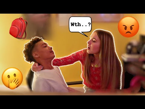 IGNORING GIRLFRIEND PRANK!! **SHE TRIED TO LEAVE**