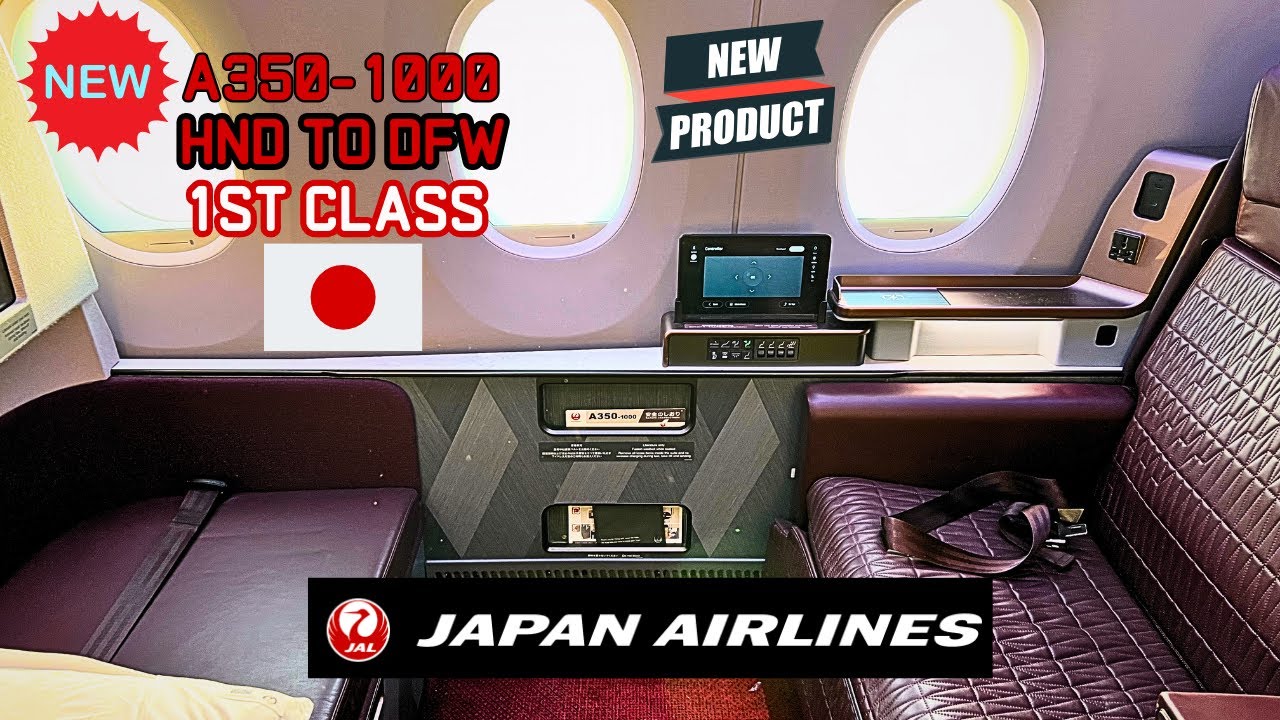 Japan Airlines (JAL) Airbus NEW (A)350-1000 1st Class : Tokyo (HND) to ...