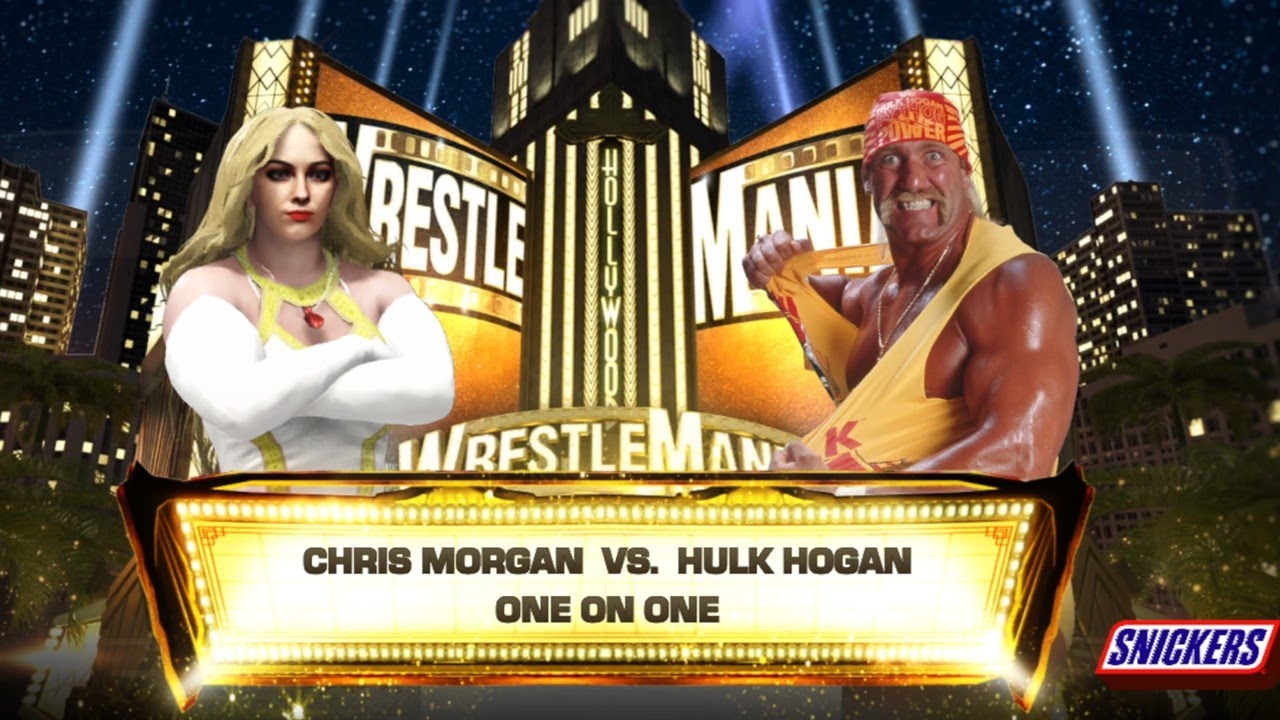 Expy character Match) WWE 2K24 クリス・モーガン vs ハルク・ホーガン Chris Morgan vs ...