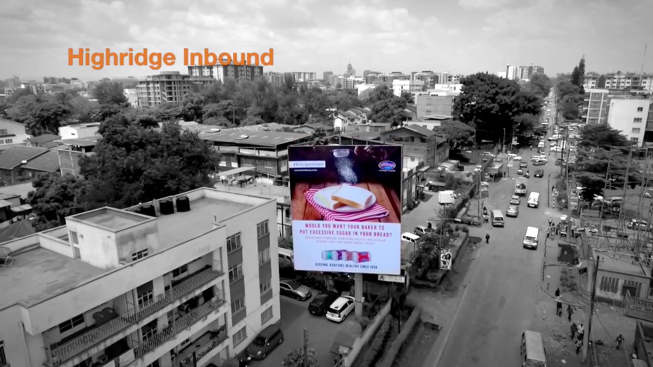 Aerial view of our billboards - YouTube