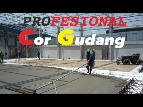 Jasa pengecoran lantai pabrik dan gudang menggunakan screeder trust ...