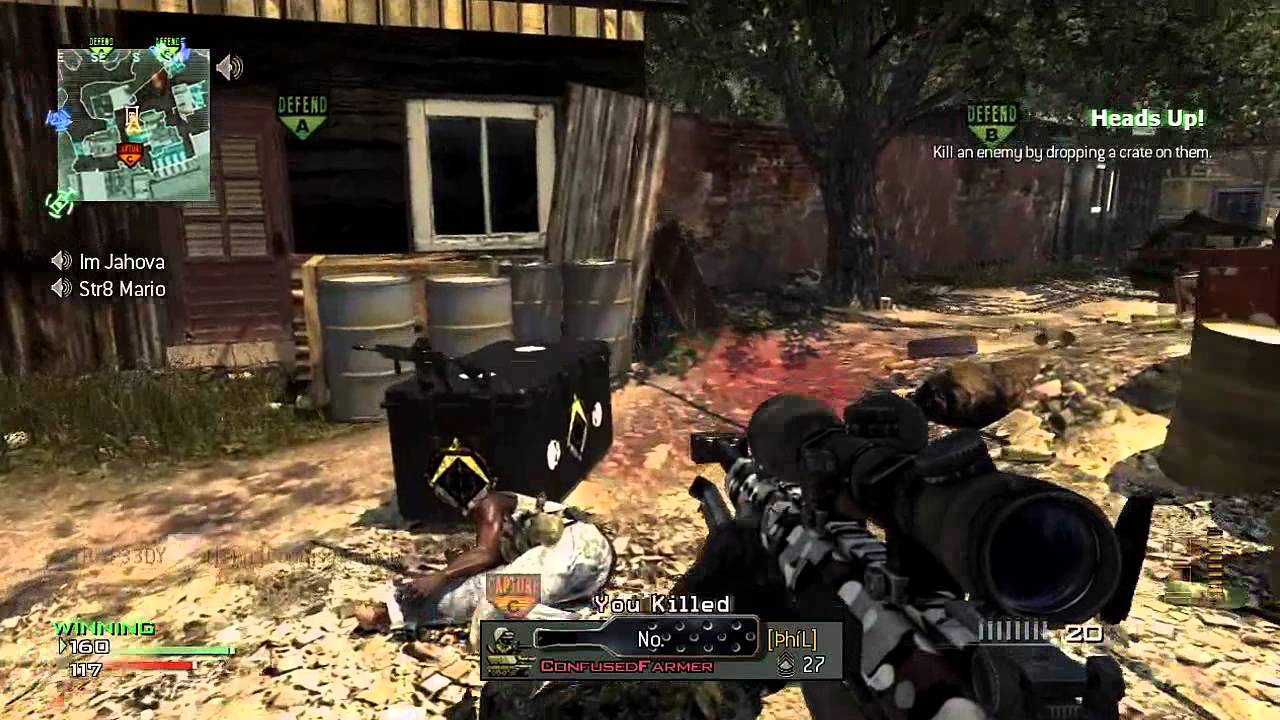 MW3 Lucky Spawn Care Package Kill (Modern Warfare 3 Multiplayer ...
