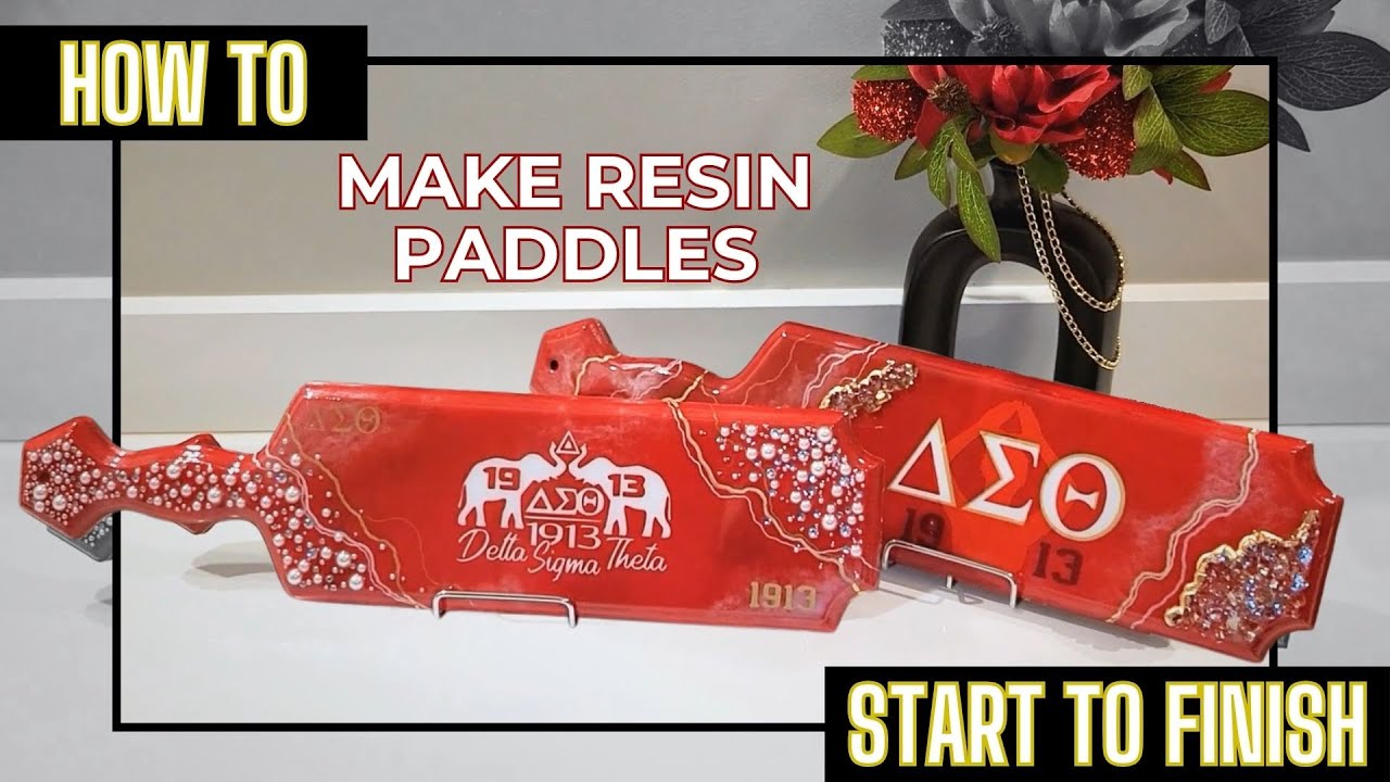 Start to Finish - How To Make Resin Paddles - YouTube