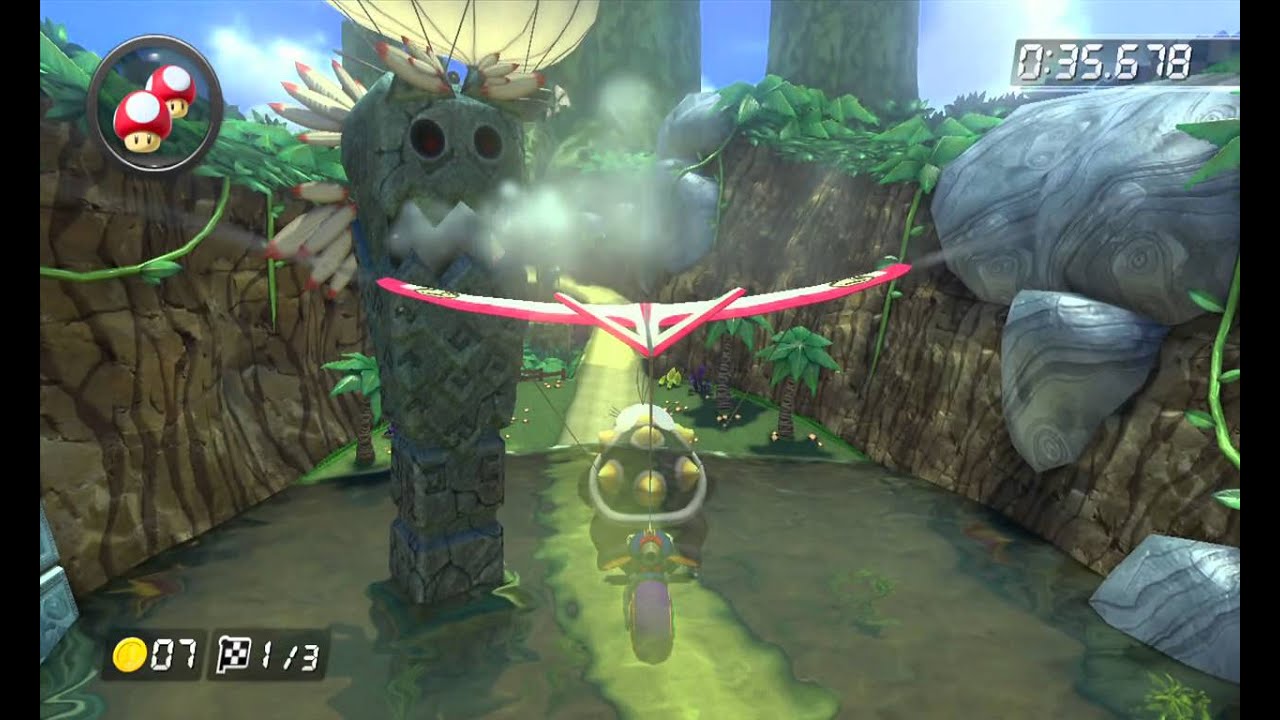 【MK8】 3DS DK Jungle / 2:07.897 / ハングオンバイク - YouTube