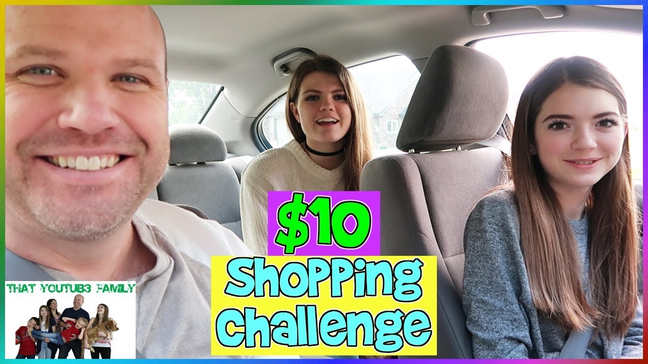 $10 SHOPPING CHALLENGE / That YouTub3 Family - YouTube