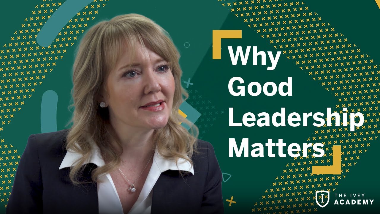 Character: Why Good Leadership Matters - YouTube