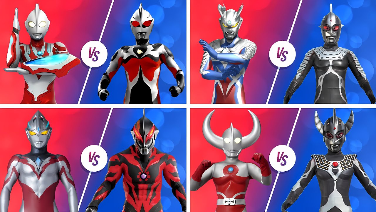 ULTRAMAN ZERO VS CHAOSROID SEVEN, FATHER OF ULTRA VS CHAOSROID TARO ...