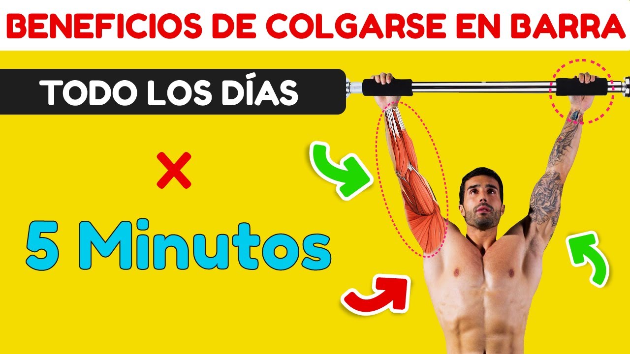 INCREÍBLES BENEFICIOS de COLGARSE EN Una BARRA Todos los Días | La ...