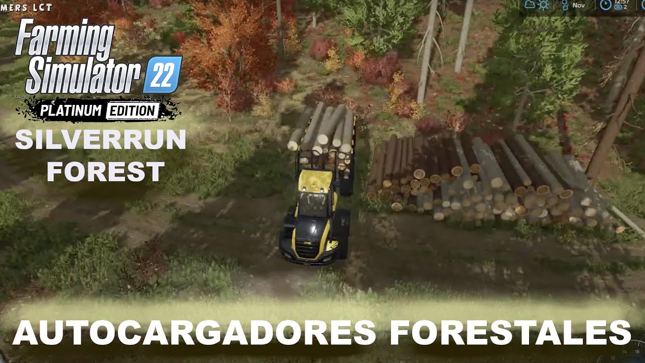 Silverrun Forest! Farming Simulator 22 Platinium AUTOCARGADORES ...