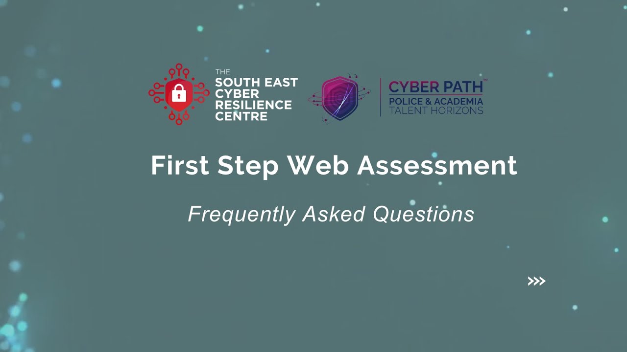 What is a First Step Web Assessment? - YouTube