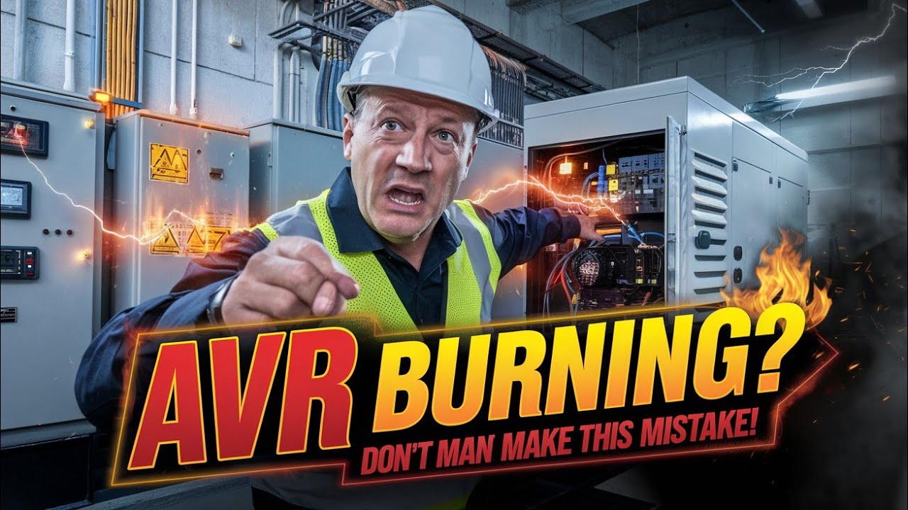 #avr (automatic voltage regulator) | Why Generator avr burn & how to ...