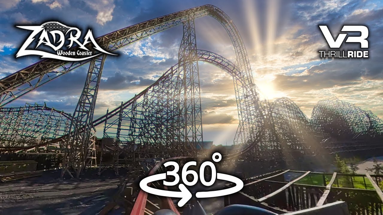 crazy POV - 360 front row ride on ZADRA at Energylandia Poland - epic ...