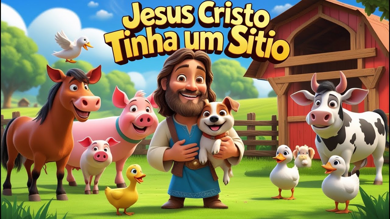 Jesus Cristo tinha um sítio, ia, ia, ô !!! Música Gospel Infantil - YouTube