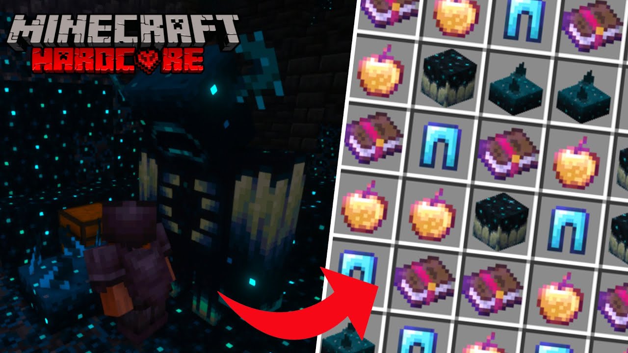 Looting 3 ANCIENT CITIES In Minecraft Hardcore - YouTube