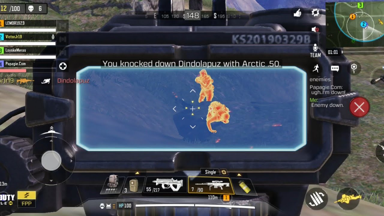 Call of Duty Mobile Gameplay- 2 kills with 1 bullet "Part 19" - YouTube