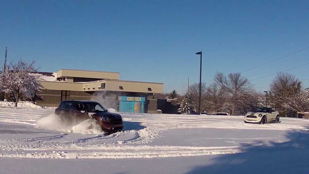 MINIs In The Snow - YouTube