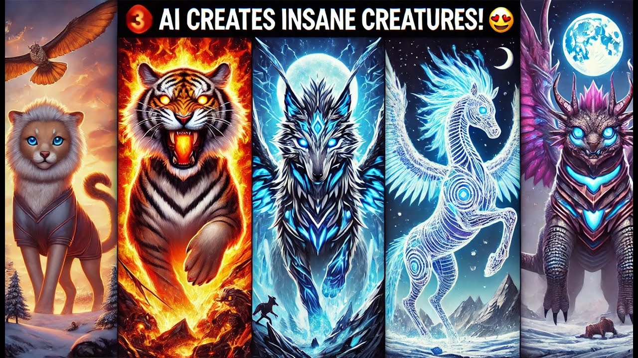 Mind-Blowing Fantasy Creatures! 😱🦄 AI Brings Imagination to Life! 🔥 ...