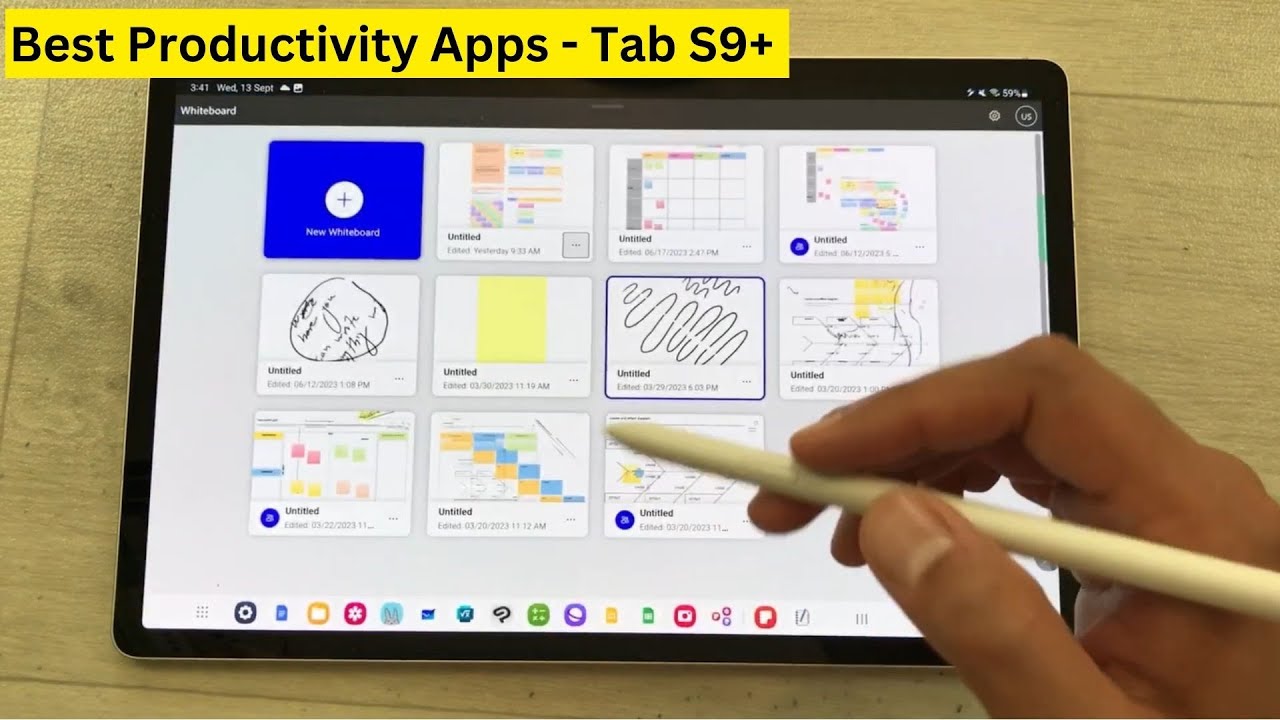Best Productivity Apps for Samsung Galaxy Tab S9+ Plus - YouTube
