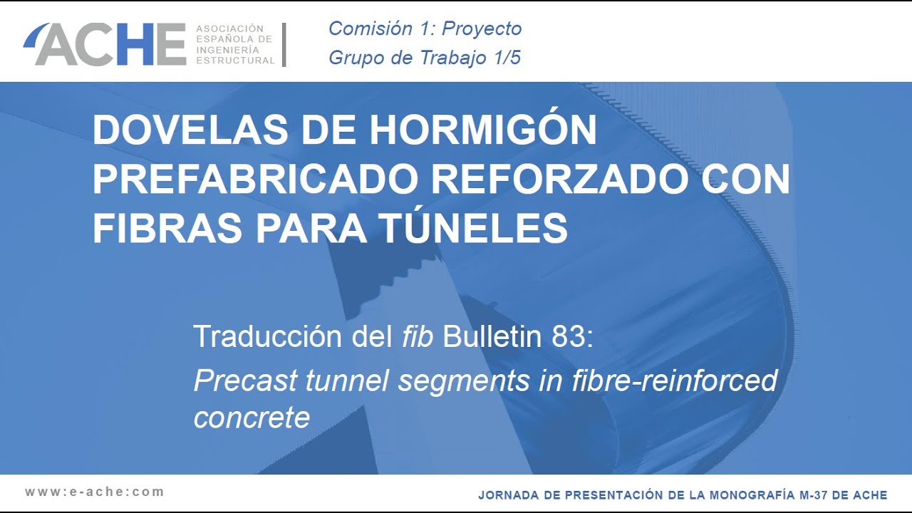 M37 - Dovelas de hormigón prefabricado reforzado con fibras para ...